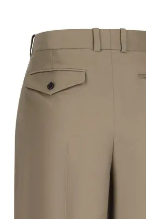 THE ROW Sorina Pleated Turn-up Pants