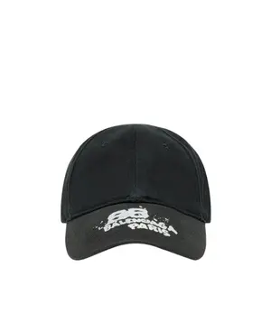 Balenciaga Baseball Cap - Black