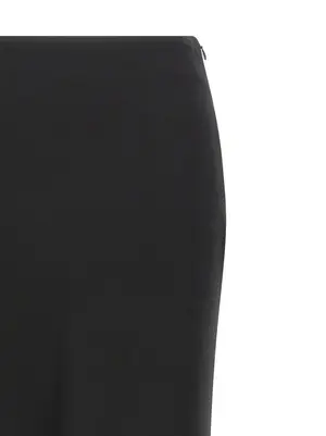 Alessandra Rich Pleated Maxi Skirt