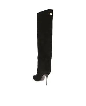 Balmain Ariel Suede Slip-on Boots