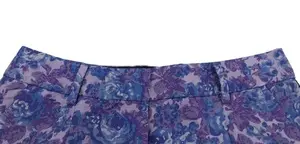 Sportmax Floral Printed Pleated Shorts - Blue