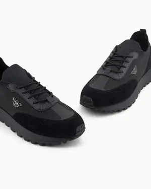 Emporio Armani Logo Patch Sneakers