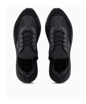 Emporio Armani Logo Patch Sneakers