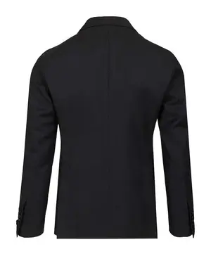Tagliatore Double-breasted Herringbone Blazer - Black