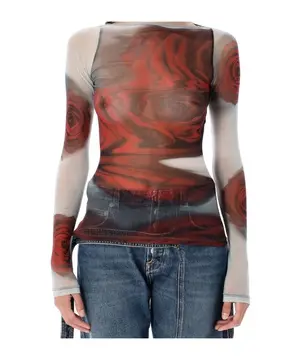 Jean Paul Gaultier Round Neck Tops