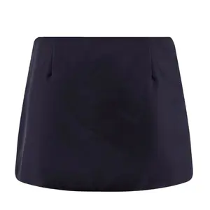 Miu Miu Technical Gabardine Fleece Mini Skirt