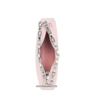 Alexander McQueen Leather Shoulder Bag With Chain Strap