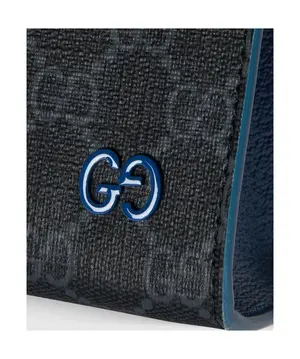 Gucci Monogrammed Clutch Bag With Detachable Wrist Strap
