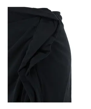 Dries Van Noten Asymmetrical Hem Midi Skirt