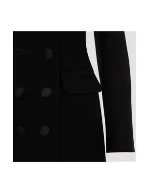 Dolce & Gabbana Double-breasted Long Coat - Black