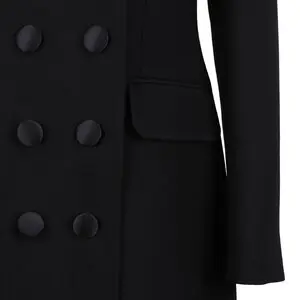 Dolce & Gabbana Double-breasted Long Coat - Black