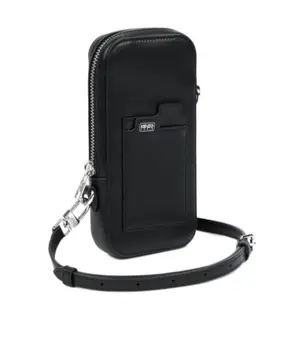 Kenzo Tab' Phone Holder In Leather - Black