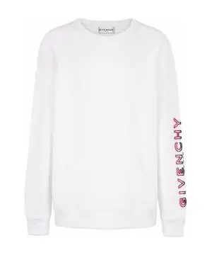 Givenchy Logo Sleeve Crewneck Sweater