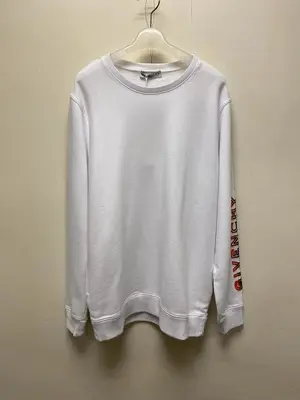 Givenchy Logo Sleeve Crewneck Sweater