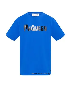 Alexander McQueen Logo Printed Crewneck T-shirt