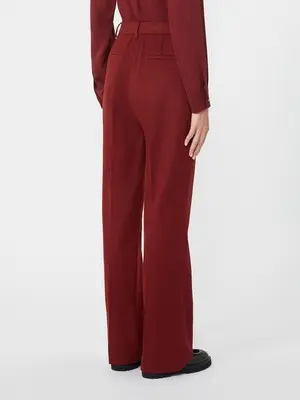 Max Mara Tailored Trousers - Raspberry Color