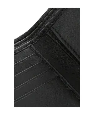 Alexander McQueen Logo Print Bi-fold Wallet - Black