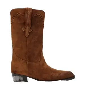 Paris Texas Slip-on Ankle Boots - Brown