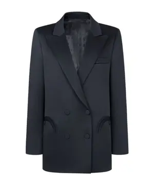 BLAZÉ MILANO Novalis Double-breasted Blazer - Black