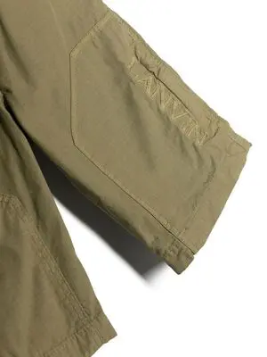 LANVIN Embroidered Belted Shorts