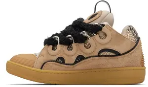 LANVIN Curb Lace-up Sneakers