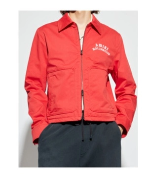 Amiri Embroidered Cotton Jacket - Orange