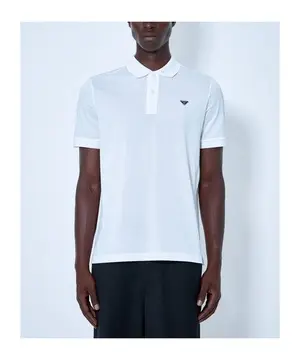 Prada Logo Patch Polo Shirt