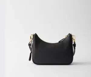 Prada Re-edition Saffiano Leather Mini-bag - Black
