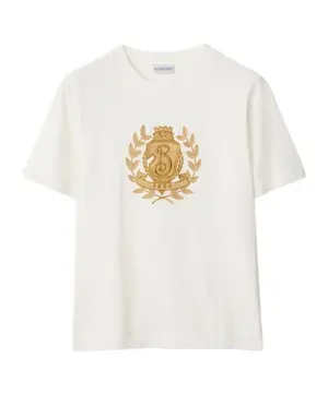 Burberry B Crest Embroidered Crewneck T-shirt