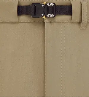 Dior Cargo Pants With Utility Buckle - Beige