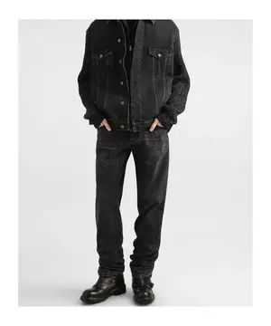 Dolce & Gabbana Logo Plaque Cotton Jeans - Multi-color