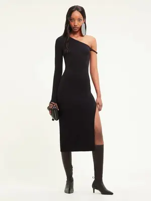 COURREGES Courrèges One-sleeve Lingerie Dress With Ac Logo