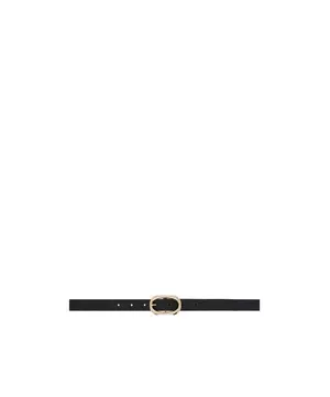 ANINE BING Signature Leather Belt - Black