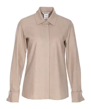Max Mara Tebaide Long-sleeved Shirt - No