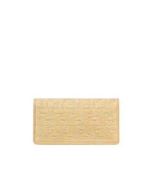 Fendi Baguette Ff Jacquard Chain-linked Wallet