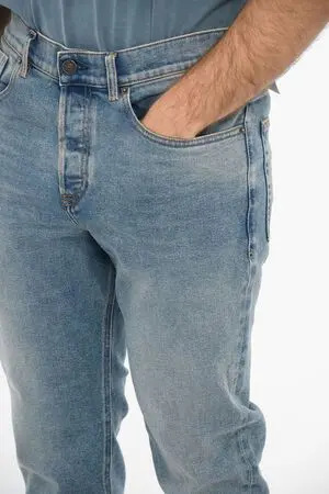 DIESEL® Slim Faded Logo Jeans