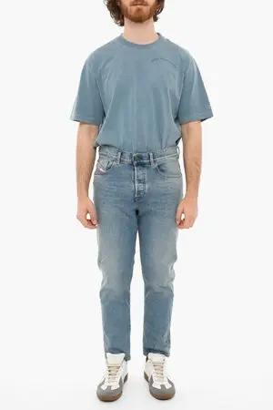 DIESEL® Slim Faded Logo Jeans