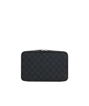 Gucci Gg Supreme Mini Shoulder Bag - Black