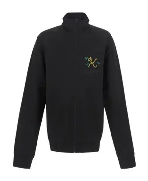 Kenzo Tiger Tail K Embroidered Track Jacket - Black