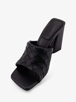 Bottega Veneta Parco Intrecciato Heel Sandals