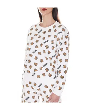 Moschino Drawstring Sweatshirts Hoodies For Women