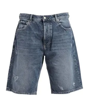 ICON DENIM LOS ANGELES Bobby Distressed Shorts - Gray