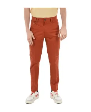 DIESEL® Straight-leg Pants With Belt Ring Detail