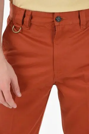 DIESEL® Straight-leg Pants With Belt Ring Detail