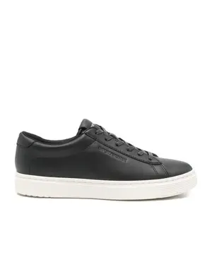 Emporio Armani Lace-up Sneakers - Black