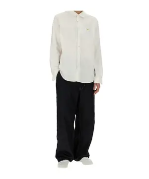 Junya Watanabe X Maison Kitsuné Logo-embroidered Shirt
