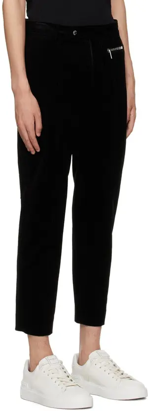 Balmain Straight Leg Cropped Trousers