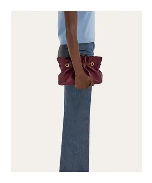 FERRAGAMO Gancio Soft-bag - Plum