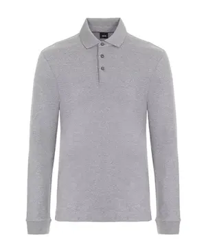 Hugo Boss Logo Long-sleeved Polo Shirt