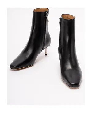 Off-White Square Toe Ankle Boots
